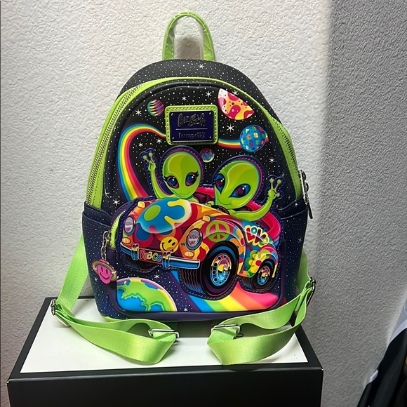 Loungefly | Other | Loungefly Green And Black Alienthemed Bag | Poshmark